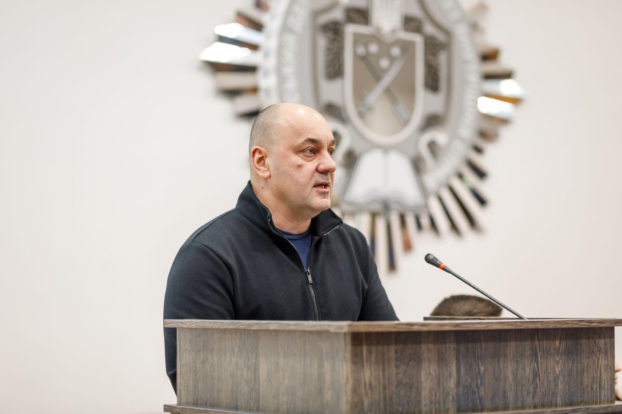 A conference of the labor collective was held at the Dnipro State ...