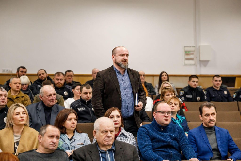 A conference of the labor collective was held at the Dnipro State ...