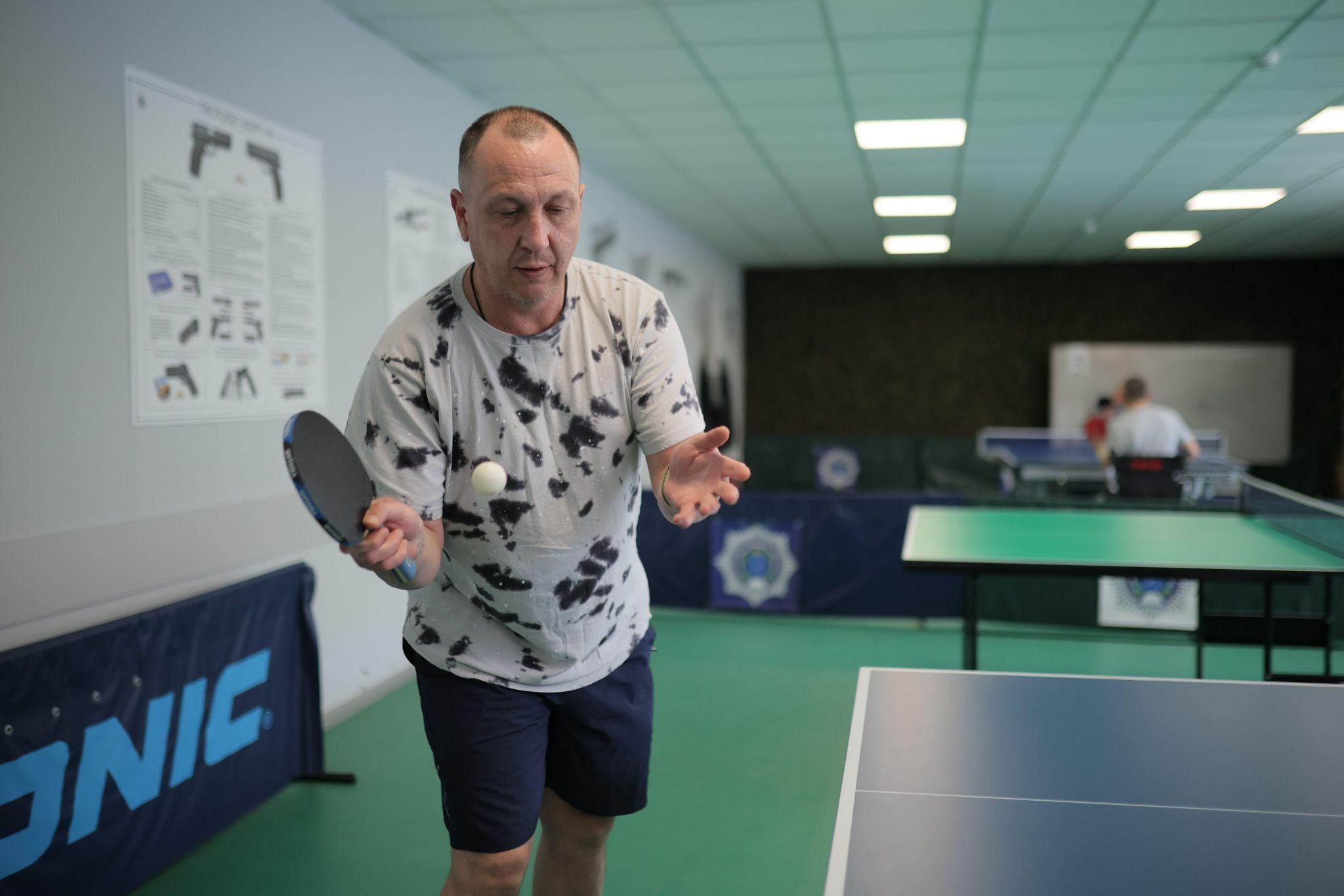 DSUIA Continues Table Tennis Training for Military Veterans